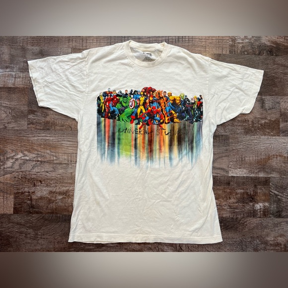 Marvel | Shirts | Universal Studios Marvel Superhero Tshirt | Poshmark